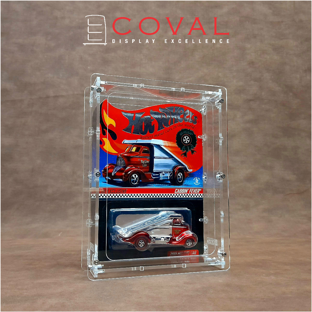 Coval HRB-101 Acrylic Display for 1 carded Hot Wheels Large Card RLC ...