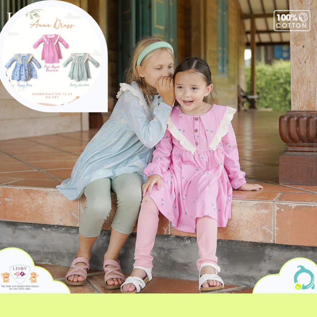 LIBBY Earth Anna Dress for Girls 6 Months - 8 Years (1 pcs/pack ...