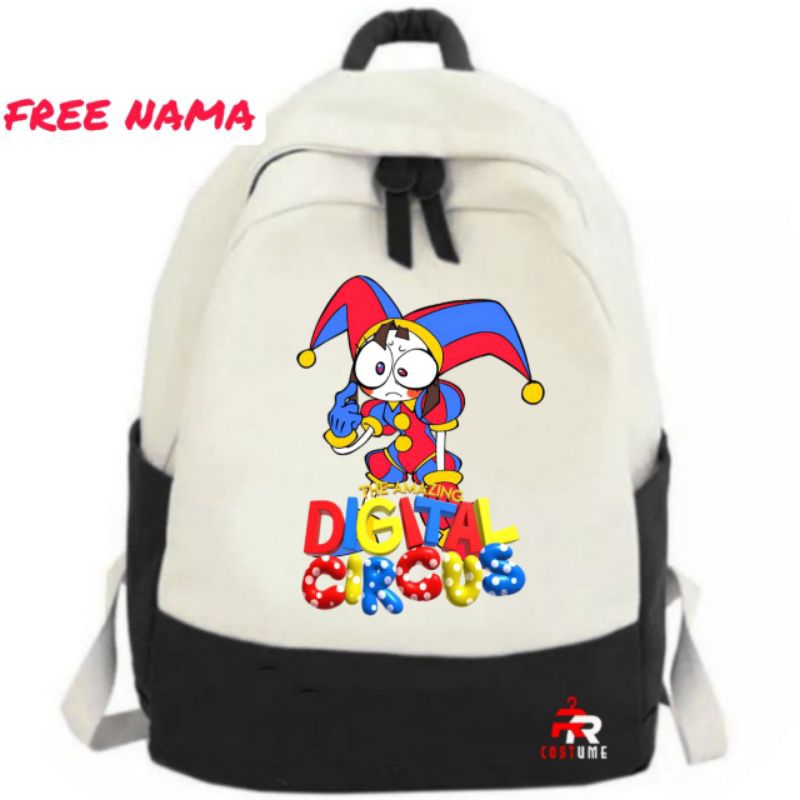 The AMAZING DIGITAL CIRCUS Children's Backpack (FREE Name) | Shopee ...