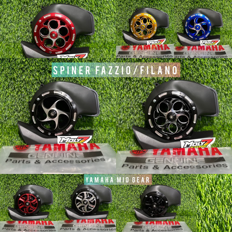 Yamaha FAZZIO-FILANO-MIO GEAR PNP Spinner Fan COVER, Just Plug It In ...