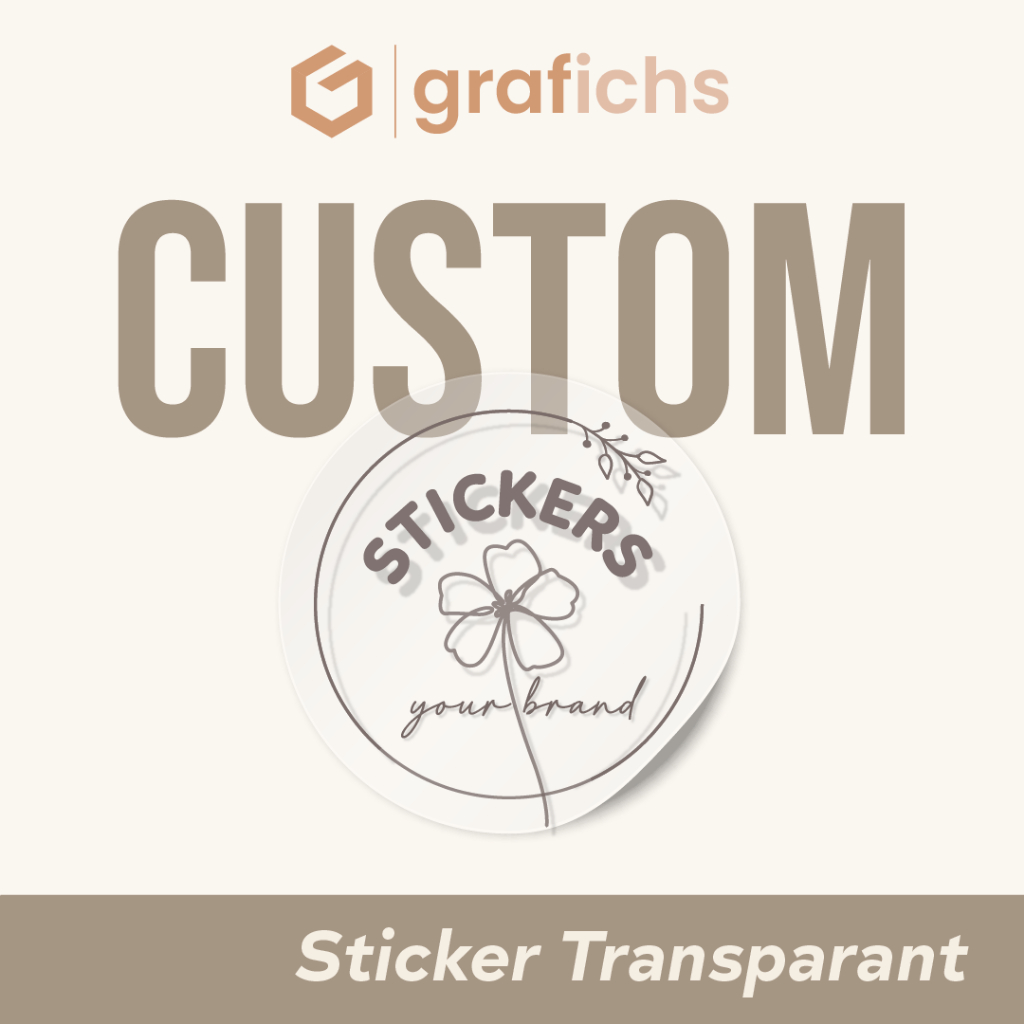 Custom Waterproof Vinyl Transparent Round Sticker by Graffitis | Shopee ...