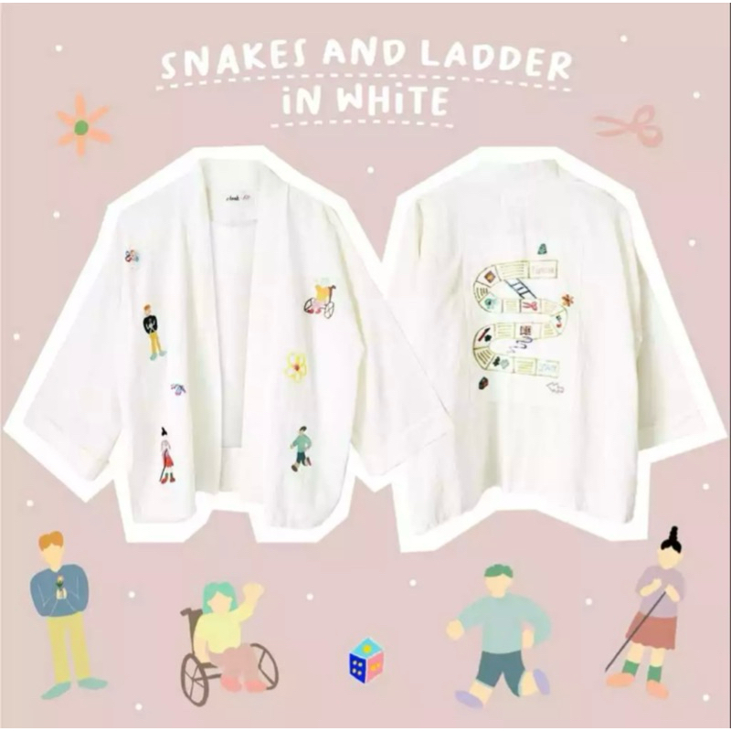 Snake and Ladder Outer Elook x Puka All Size | Shopee Philippines