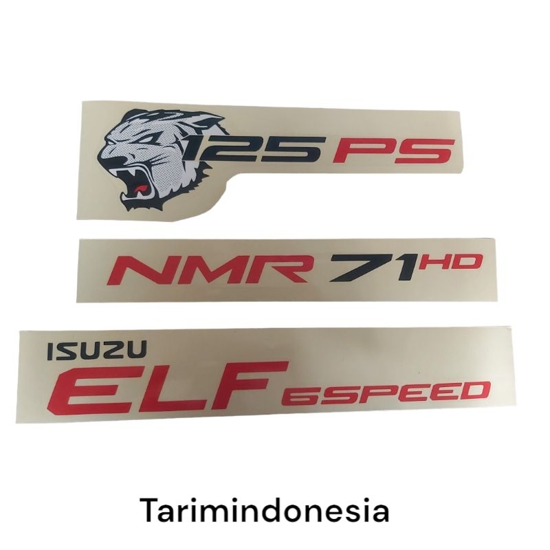 Isuzu elf nmr 71hd Sticker isuzu elf 6speed Tiger elf 125ps/ nmr 71 hd ...
