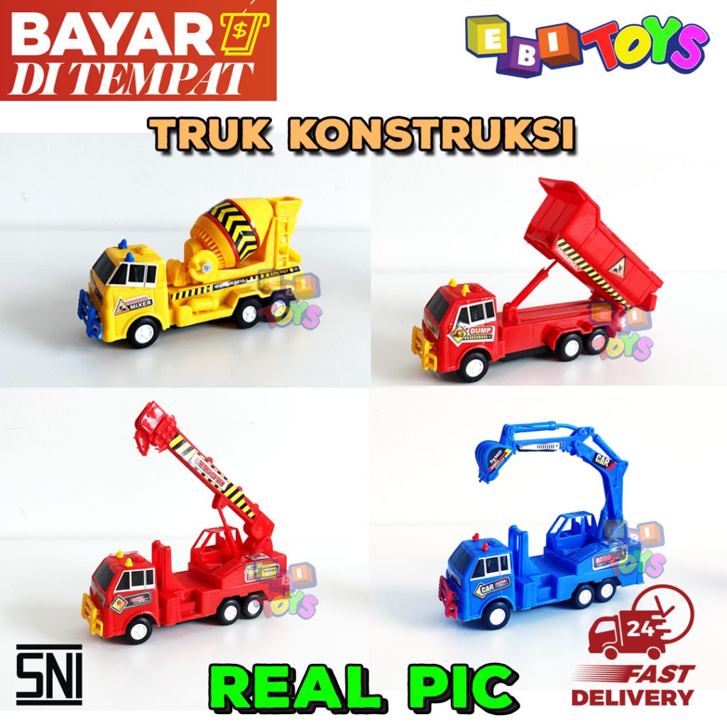 Colorful Construction Truck Toys, Construction Cars, Beko Truck Cars ...