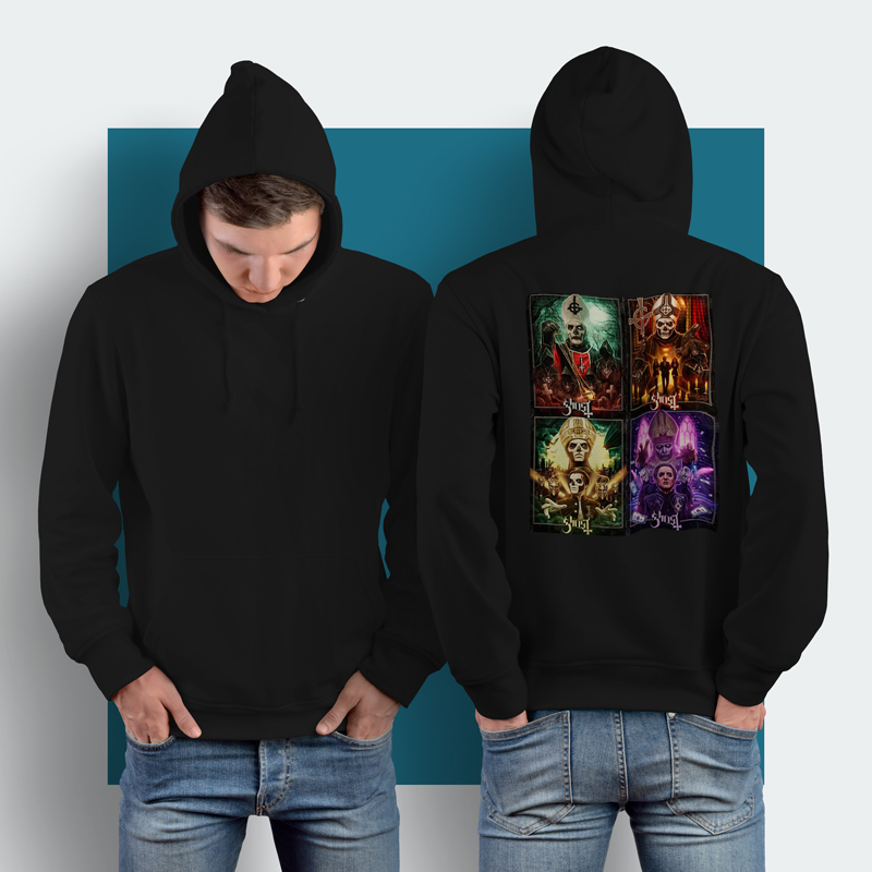BC Ghost Hoodie Jacket Heavy Metal Rock Band Hoodie Jumper Pullover ...