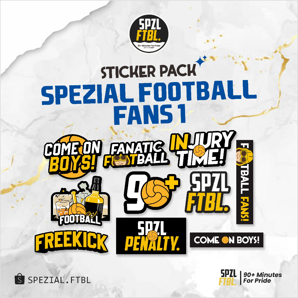 Sticker PACK Special FOOTBALL FANS 1 - CASUAL FOOTBAL Stickers, LAPTOP ...