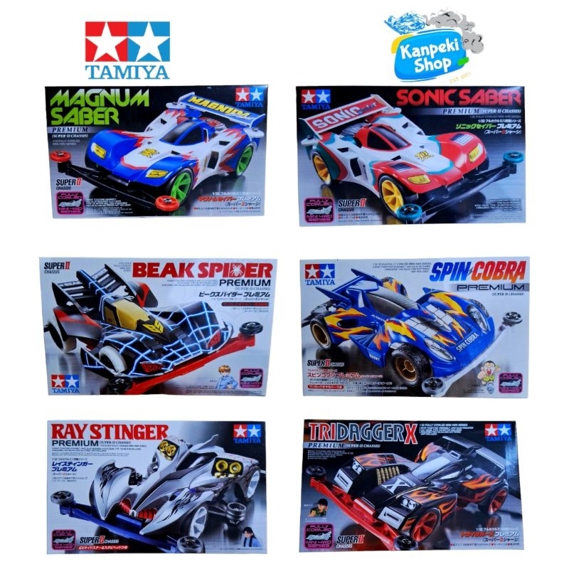 Tamiya mini 4wd original super 2 series chassis lets and go series ...