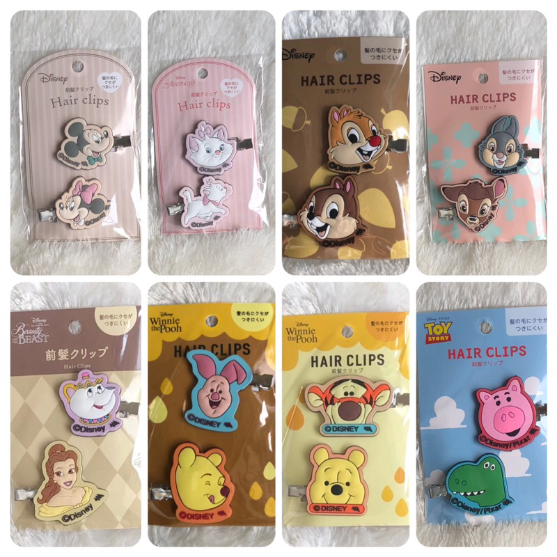 Hair clips disney edition hairpins pooh aristocats mickey and minnie ...
