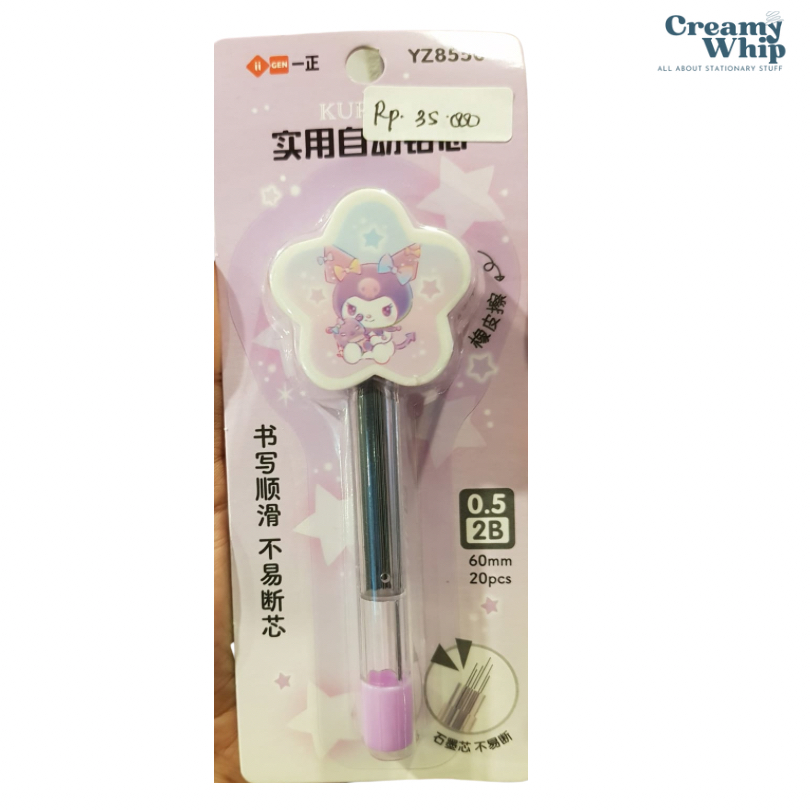 Kuromi sanrio ori license 2b Mechanical Pencil Filling 0.5mm | Shopee ...