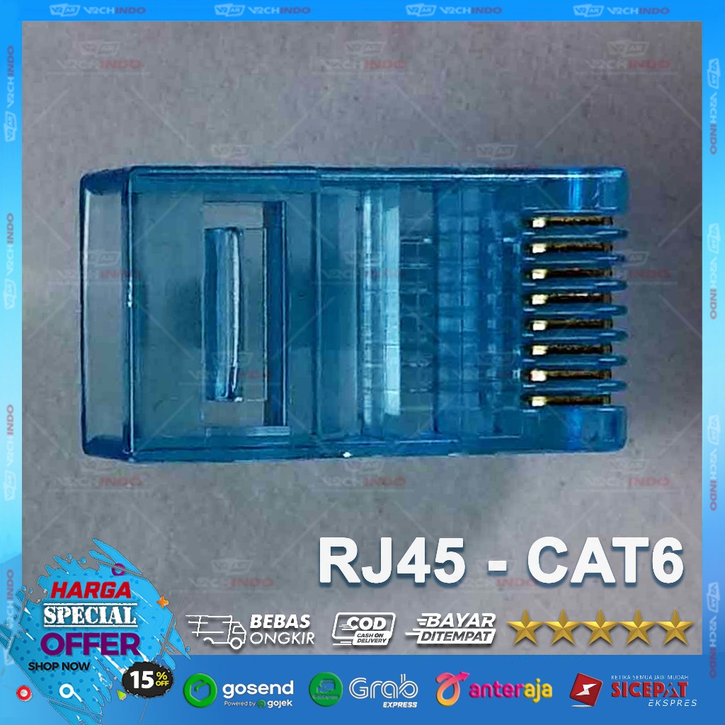 Rj45 Connector - CAT6 SNI Standard!! | Shopee Philippines