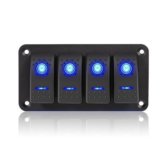 Offroad SWITCH 4 GANG SWITCH PANEL ARB Models Frame Aluminum Alloy ...