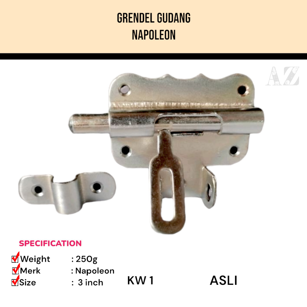 Stanliess LARGE DOOR SLOTS| Door GRENDEL LOCK|Napoleon | Shopee Philippines