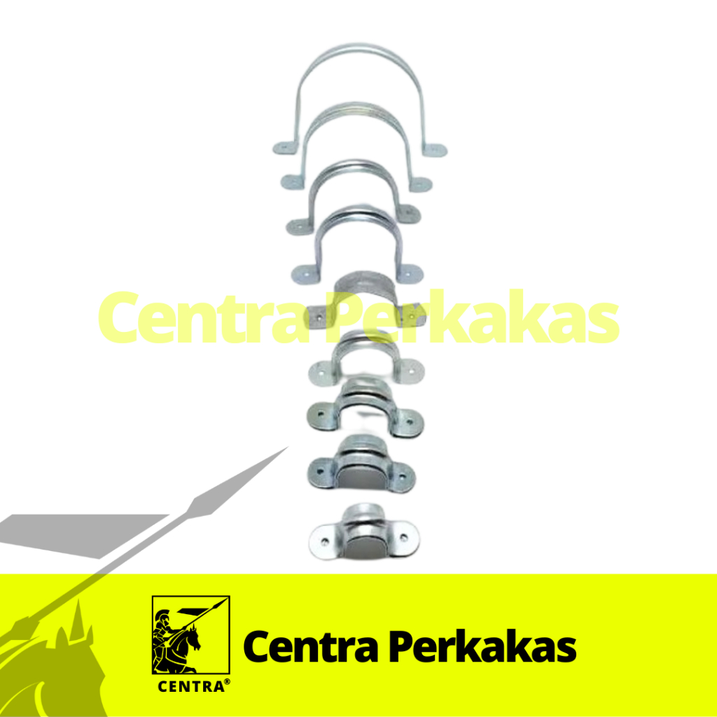 Galvanized Omega Clamp Iron Zinc Plate Pipe Clamps | Shopee Philippines