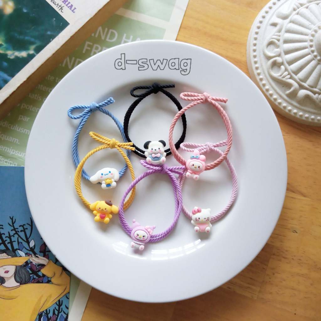 Kuromi My Melody Pompompurin Pochacco Cinnamoroll Sanrio Bracelet ...
