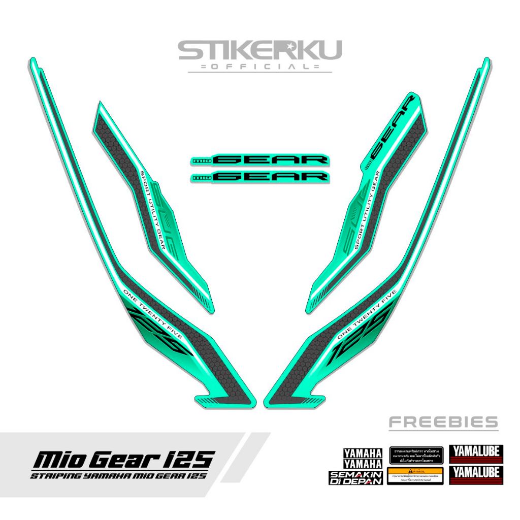 Striping MIO GEAR/MOTIF 3/STICKER GEAR 125/STICKER YAMAHA GEAR/STICKER ...
