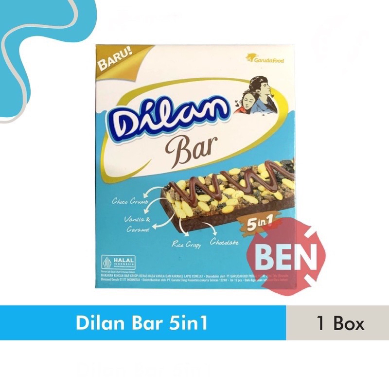 Dilan BAR 5in1 Chocolate Crispy Caramel PACK (12 pcs) | Shopee Philippines