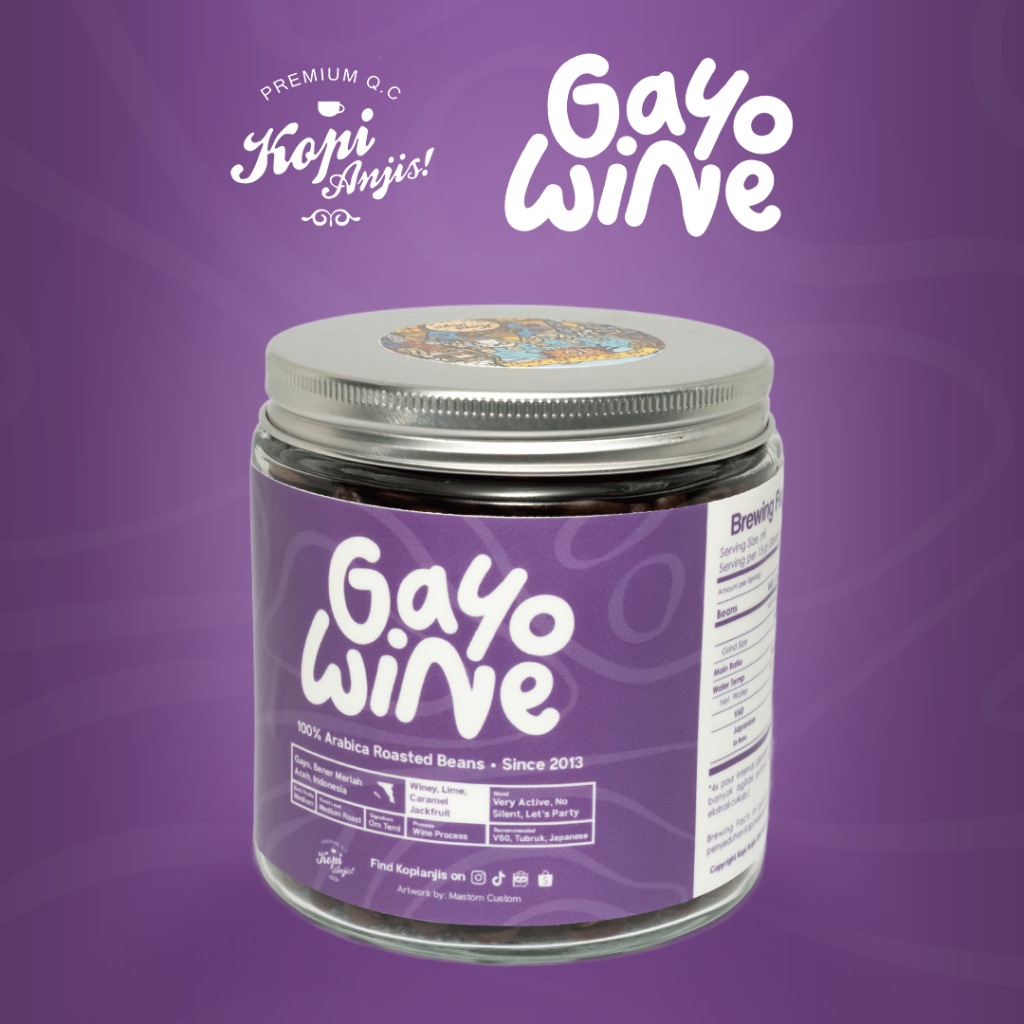 Gayo Wine Arabica Coffee Beans 200 Grams - Specialty Roast Beans (Gayo ...