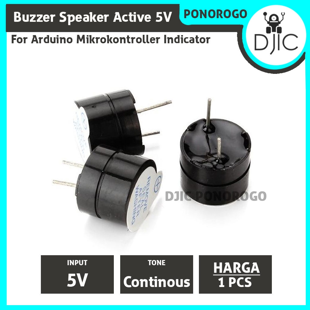 Buzzer Active 5V Speaker for Arduino Microcontroller | Shopee Philippines