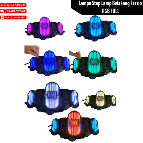 Yamaha Fazzio RGB Stop light can be adjusted in color, 3 in 1 PNP light ...