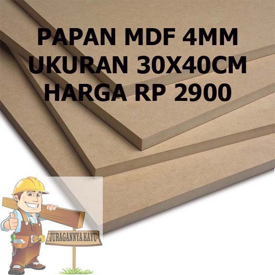 4mm MDF BOARD SIZE 30X40CM | Shopee Philippines