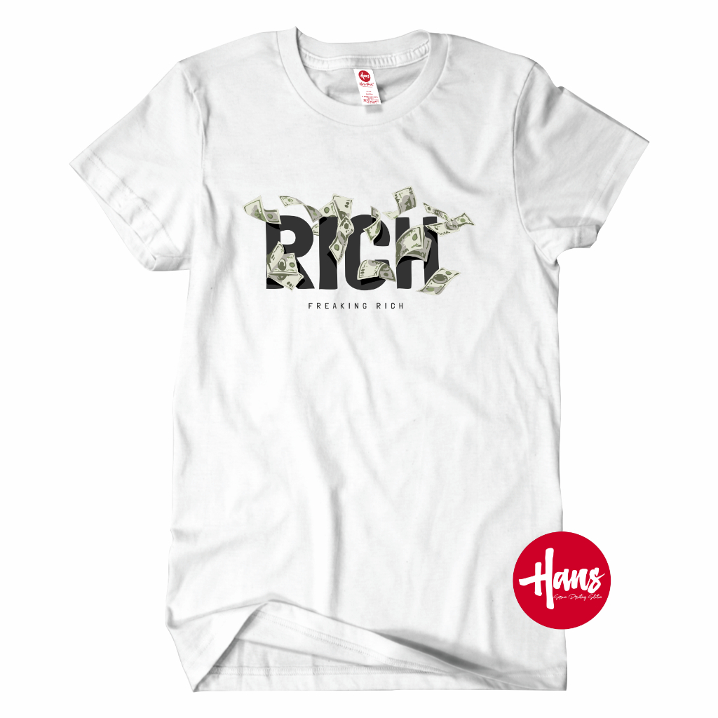 Rich Clothes// MONEY/DOLLAR/UNISEX/OUTFIT FREAKING RICH/Hans. Sablon ...