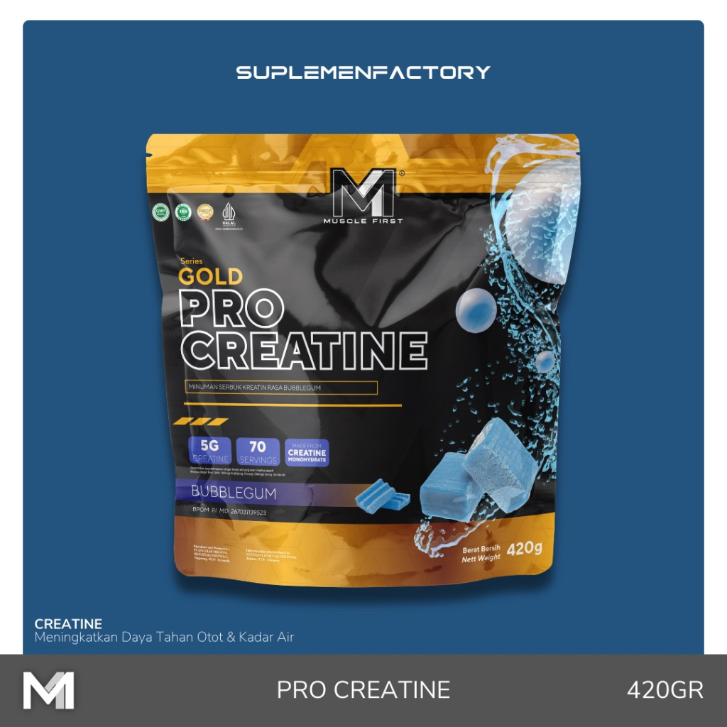 Muscle First Gold Pro Creatine Monohydrate 420 Gram M1 70 Servings | Shopee Philippines