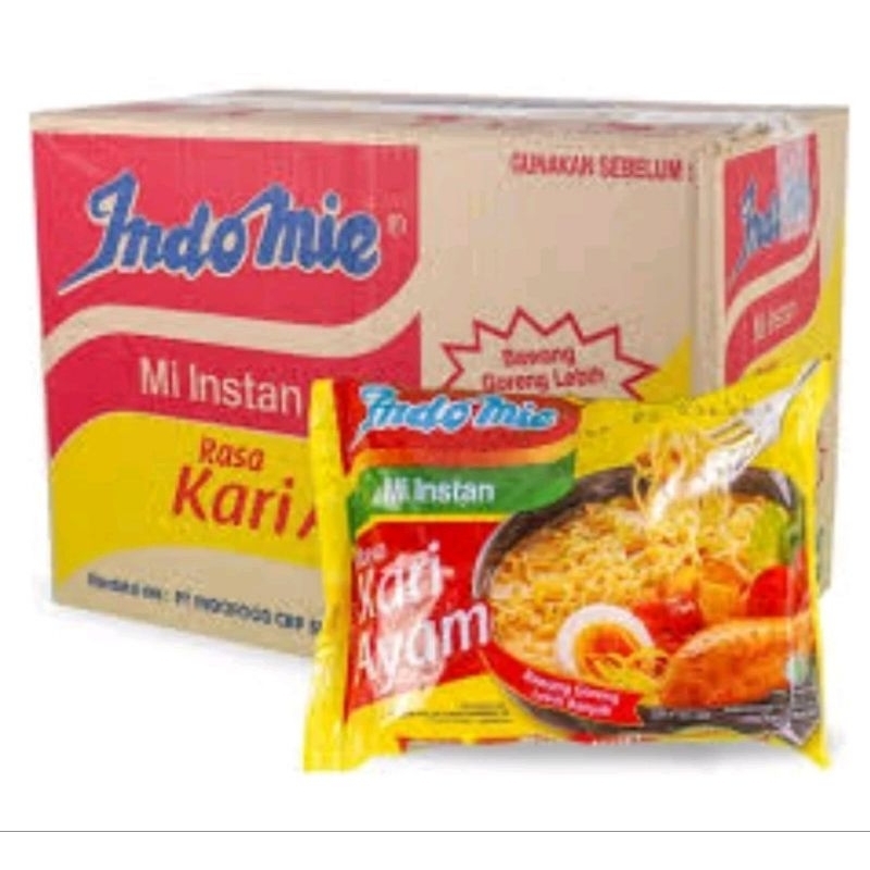 Indomie noodles chicken curry sauce 1 box 40 pcs | Shopee Philippines