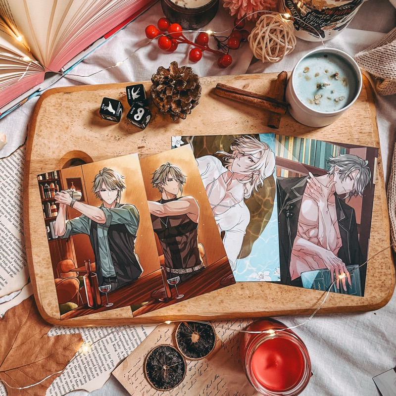 Fanmerch Artprint Tarot Double Sided Genshin Nu Carnival Tartali 1028