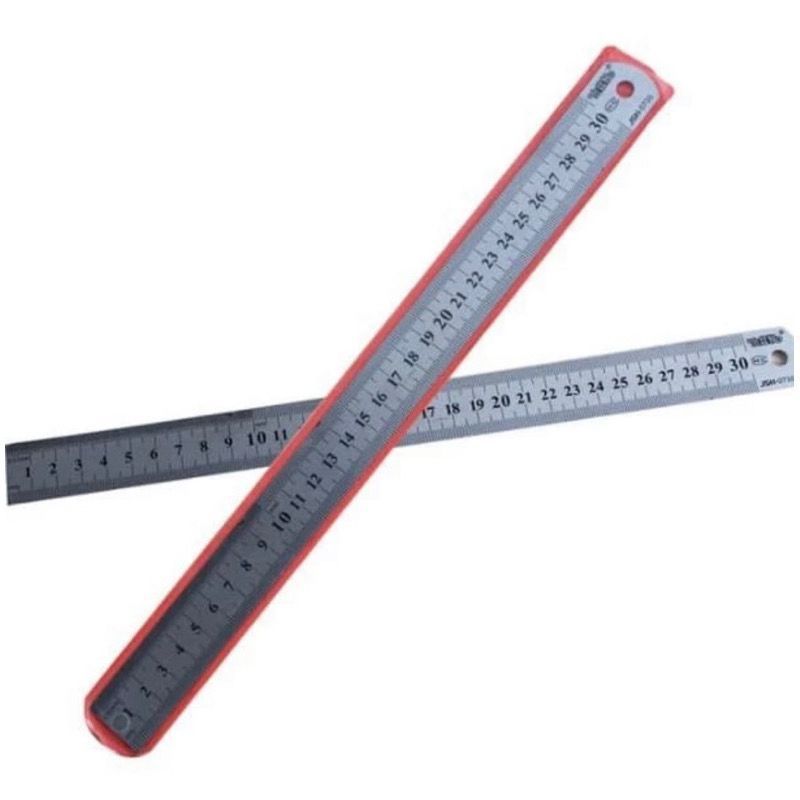 30 CM Stainless Ruler / Craftsman Ruler / Stainless Steel Ruler ...