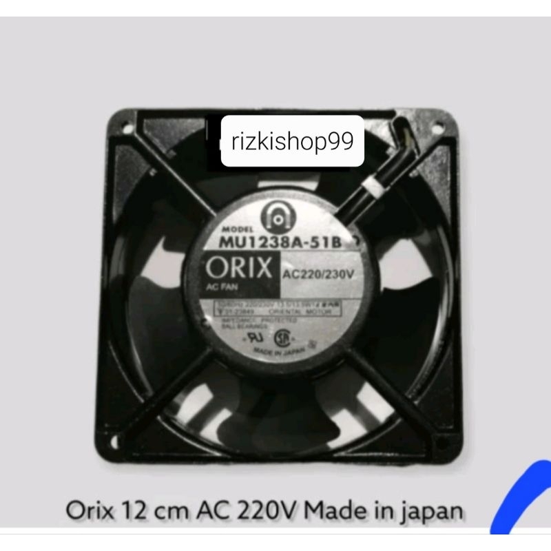 Orix 12C12cm AC 220V fan made in japan | Shopee Philippines