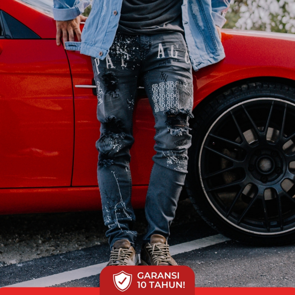 Papago - Men's Skinny Slimfit Jeans - Identity | Shopee Philippines
