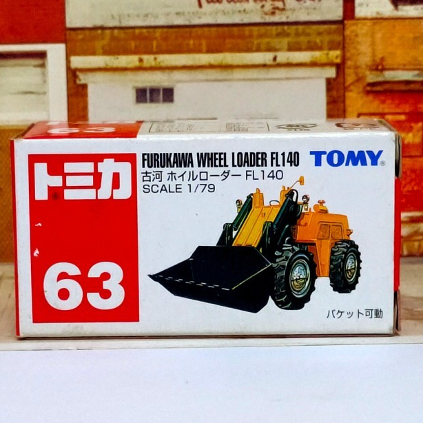 Tomica No. 63 FURUKAWA WHEEL LOADER FL 140 52 Yanmar Tracktor Ecotra ...