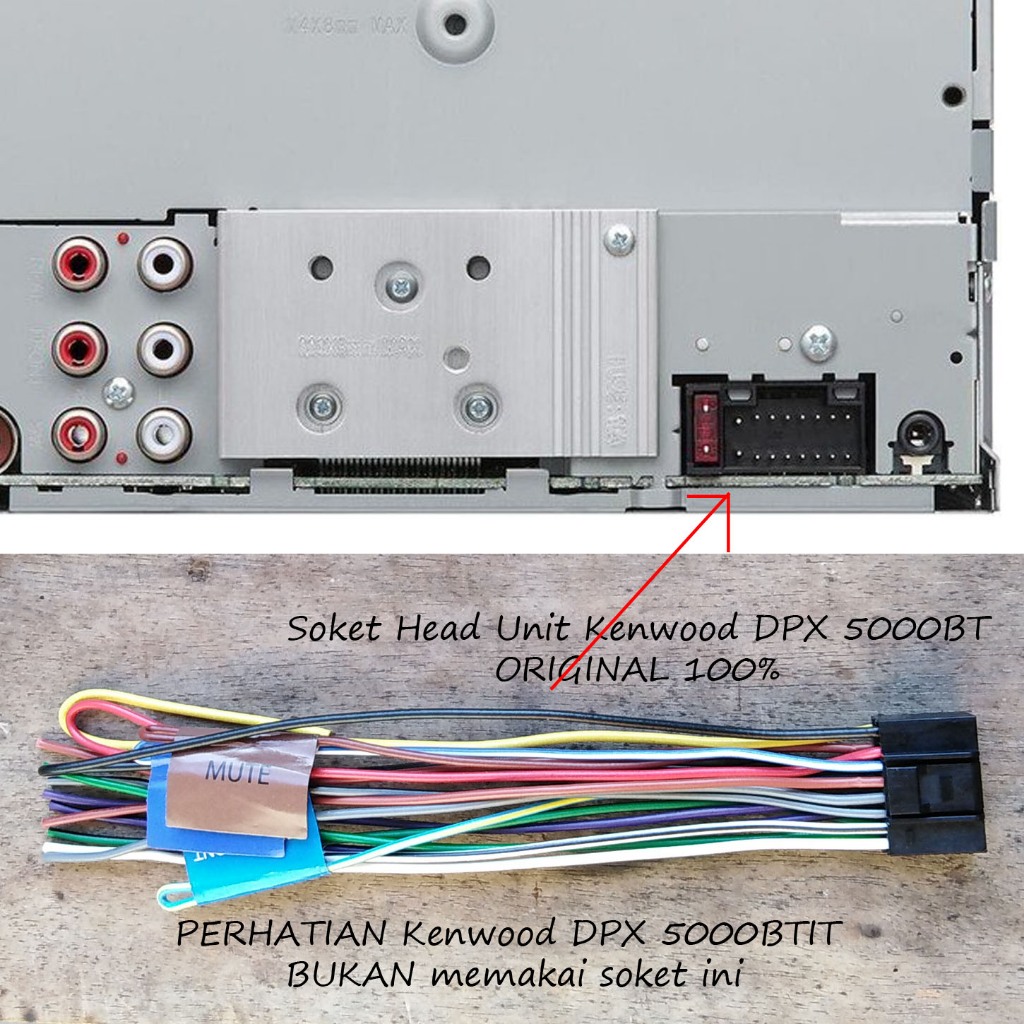Toyota Calya Daihatsu Sigra DPX5000BT Double DIN Kenwood DPX-5000BT ...