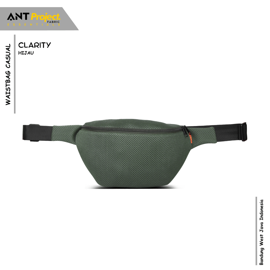 ANT PROJECT - CLARITY Olive Men's Waistbag- Waist Bag | Shopee Philippines