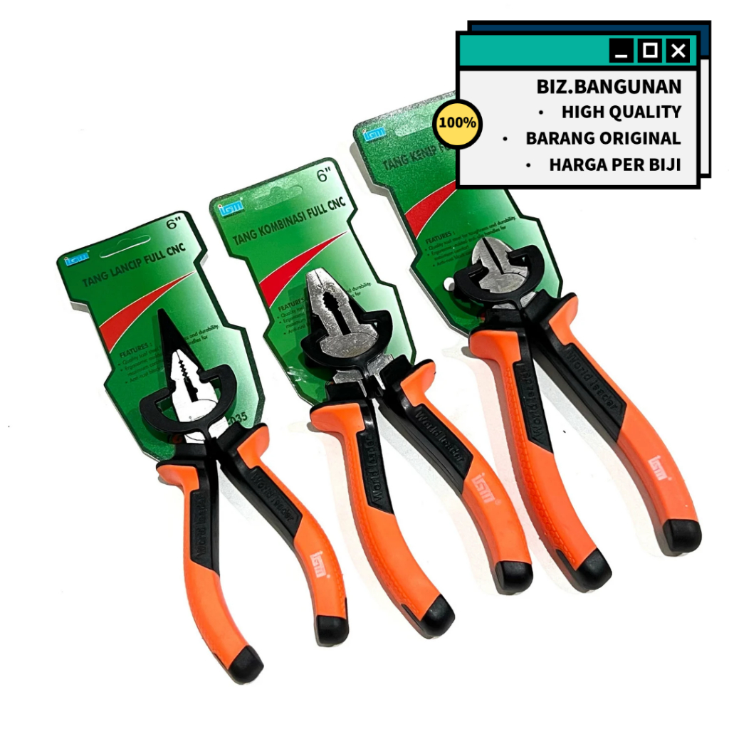 Igm FULL CNC 6 INCH PLIERS - SNIP CANIP CUTTING TAPER COMBINATION ...