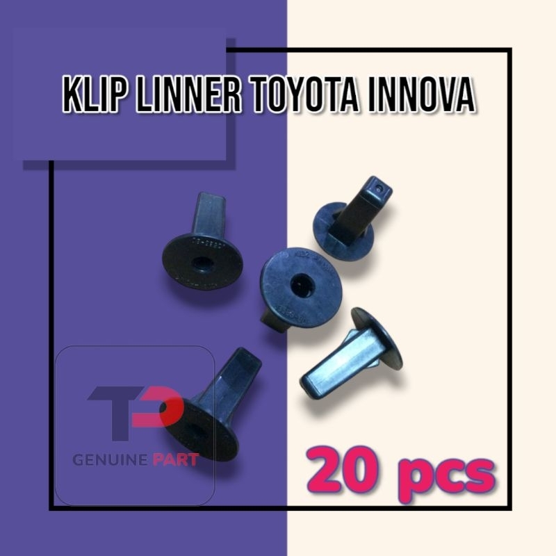 Toyota innova fortuner fender liner button clips, 20 pcs | Shopee ...