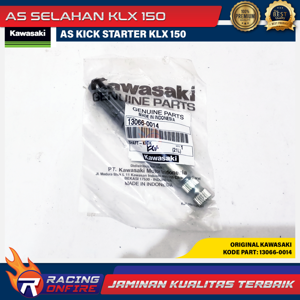 As Selahan Slah Kick Starter Shaft Kick Starter Kawasaki KLX Original ...