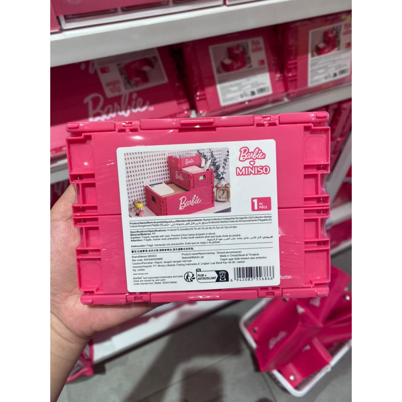 Miniso X BARBIE STORAGE BIN | Shopee Philippines