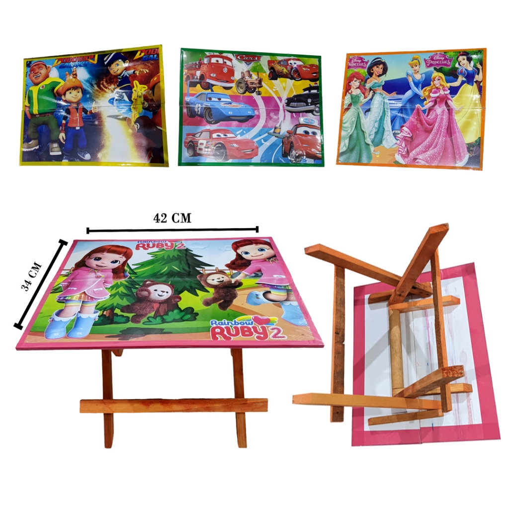 Folding Study Table/Wooden Study Table/Writing Table/Dining Mat/Floor ...