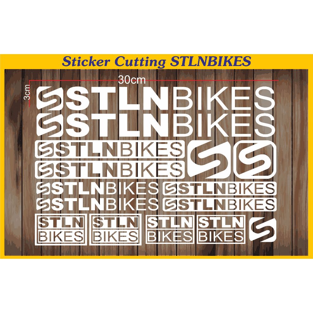 Sticker cutting fixie mtb Stolen Bikes Stickers Sheet Frame | Shopee ...