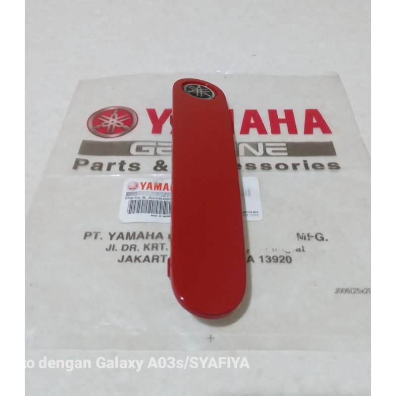 MERAH Yamaha fazzio original lospack Red Front panel Tie cap | Shopee ...