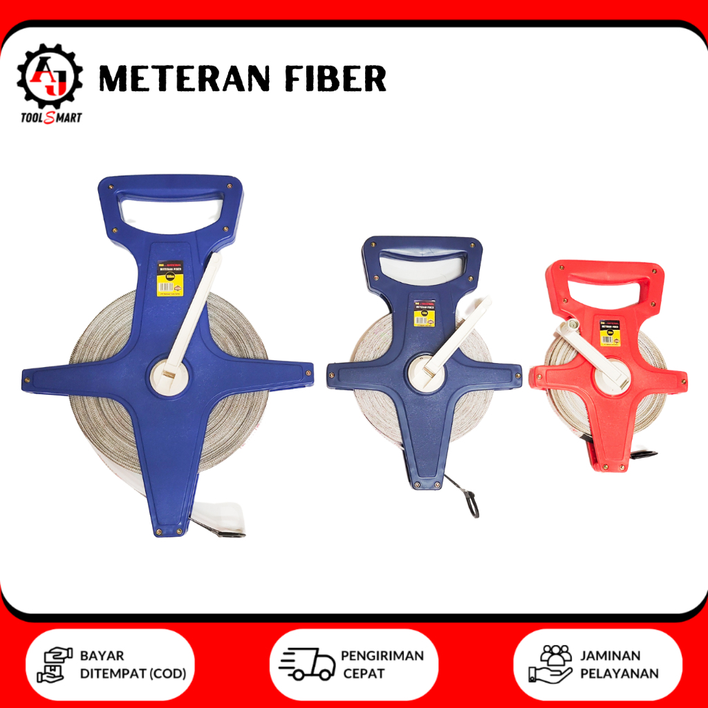 Cpt National 30M Fiber Meter, Soil Meter, Roll Fiber Measuring Tape ...