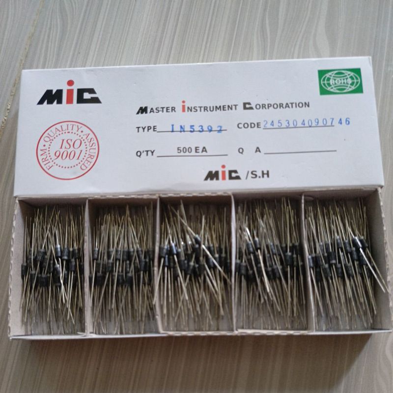 10pcs Diodes 1N5392 2 Amperes ORIGINAL MIC IN5392 | Shopee Philippines