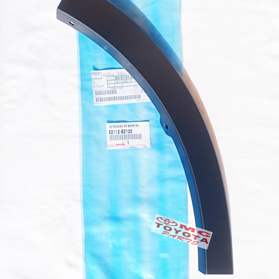 Molding Extension Bumper Front Right Rush Terios All New 52112-BZ120 ...
