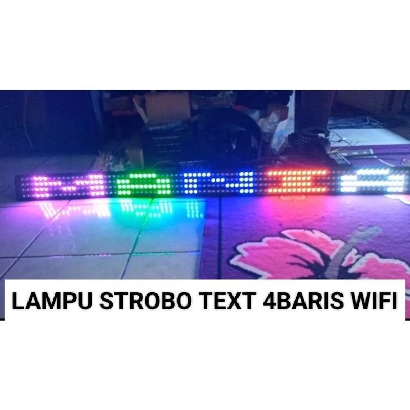 Strobe Text 4 Line WiFi 12/24V Car Pickup Truck & Bus | Shopee Philippines