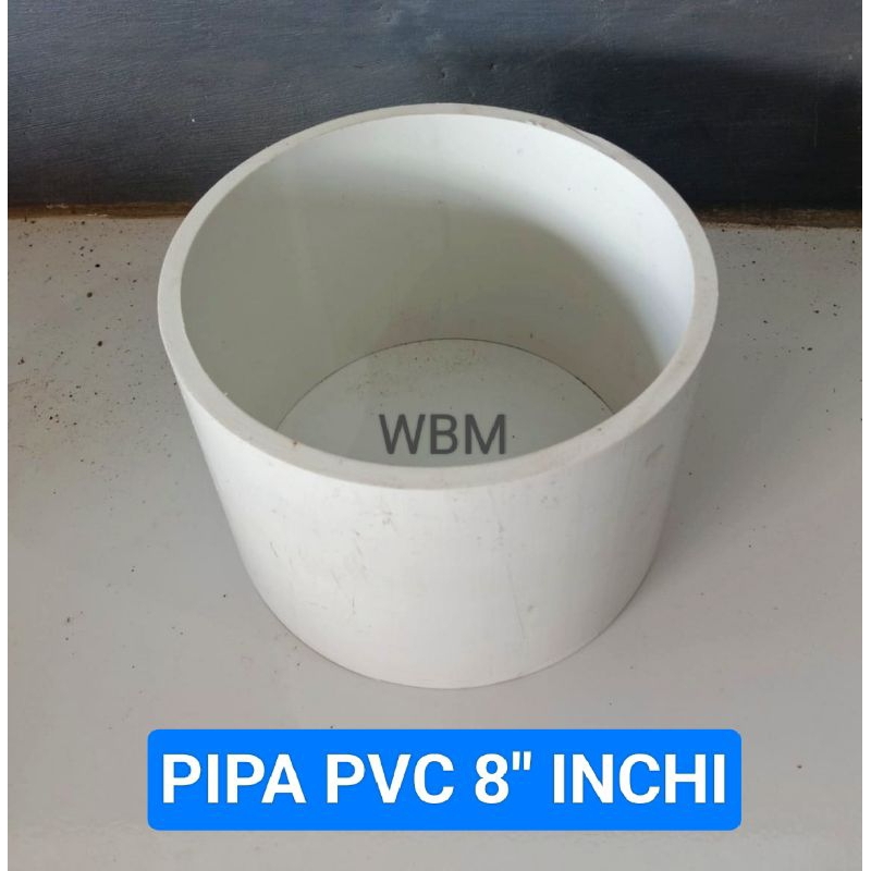 Pvc paralon pipe 8" inch AW, 20 cm long, RETAIL pipe | Shopee Philippines