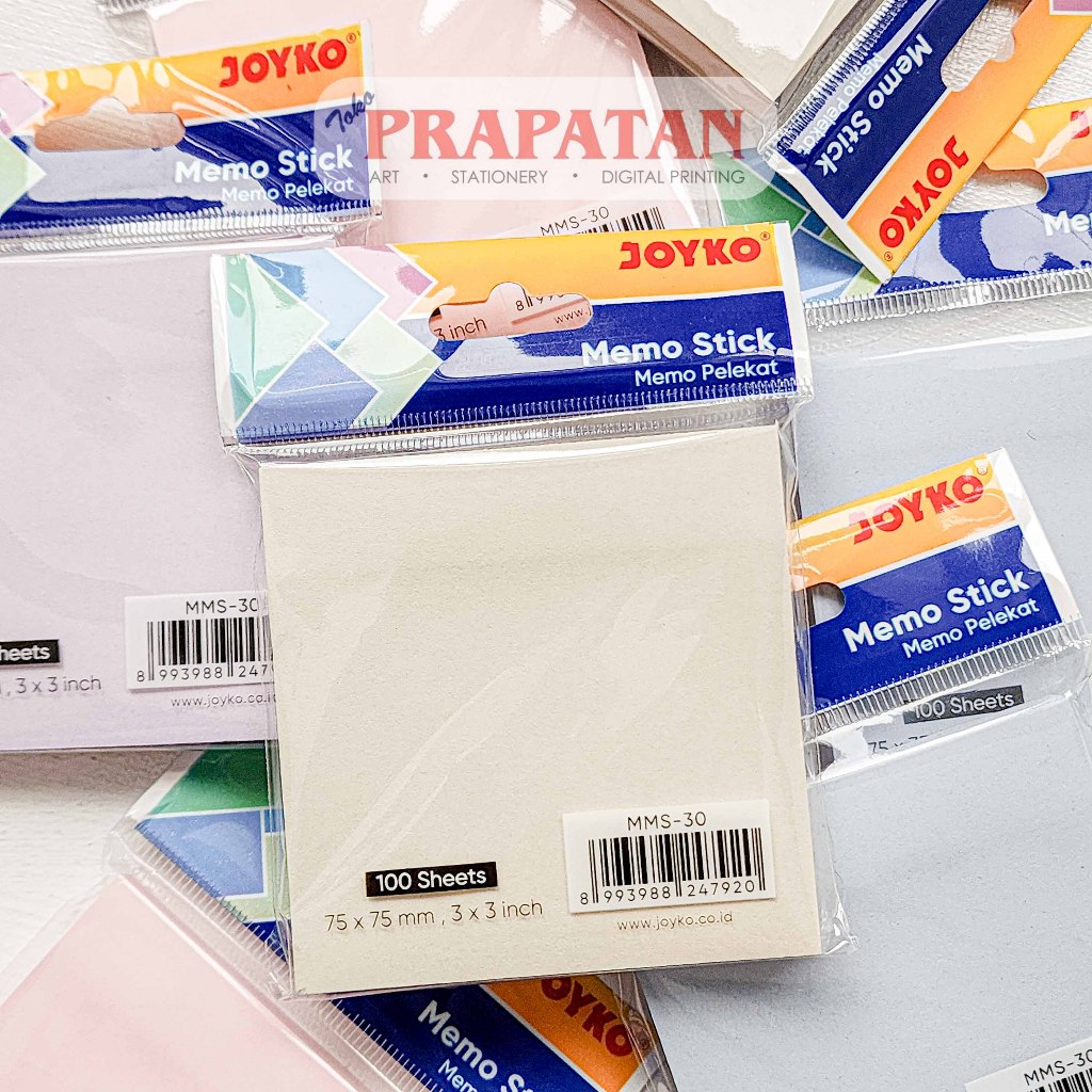 Joyko Pastel Sticky Note MMS-30 | Sticky Memo Notes | Shopee Philippines