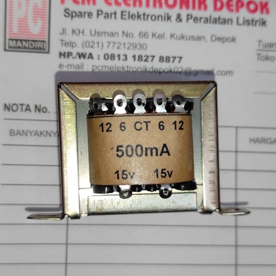 Travo 500mA 0.5A CT CT CT TRONIC Transformer | Shopee Philippines