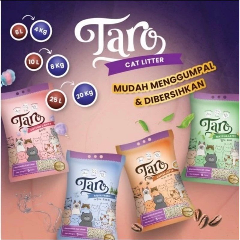 Taro cat litter 5 Liter | Shopee Philippines