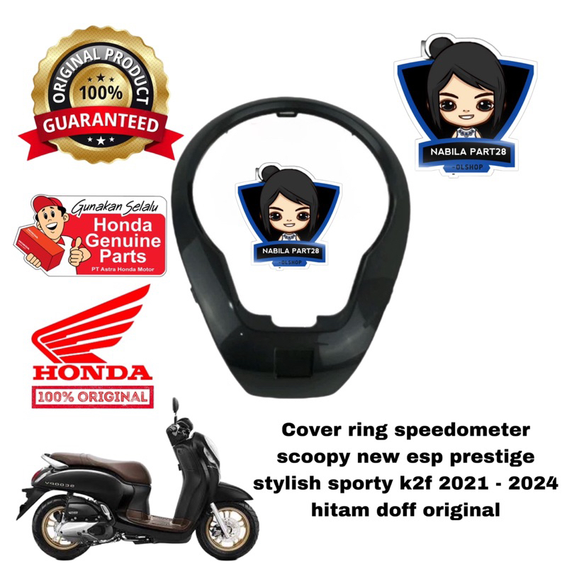 HITAM Cover ring speedometer speedometer speedometer list top shell ...